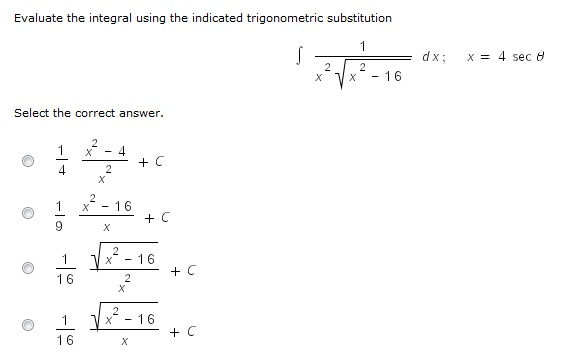 Solved Evaluate the integral using the indicated | Chegg.com