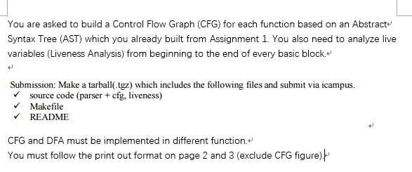 You are asked to build a Control Flow Graph (CFG) for | Chegg.com