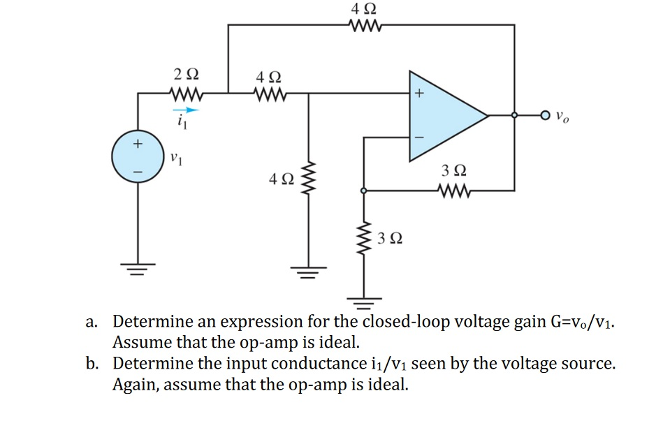 Solved Determine An Expression For The Closed Loop Voltage