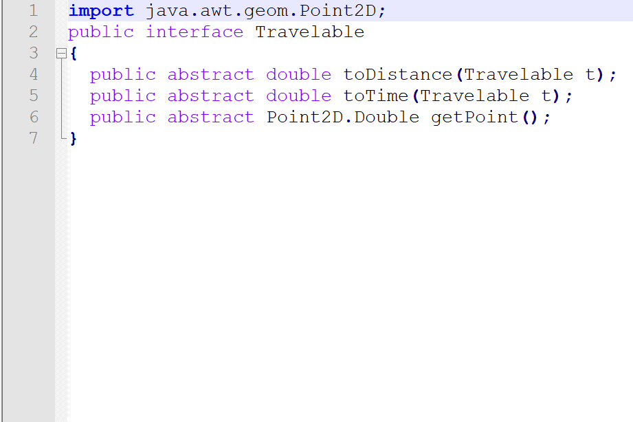 2 import java.awt.geom.Point2D; 3 4 public class | Chegg.com