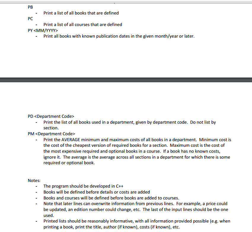 You are to create a program that can be used for | Chegg.com