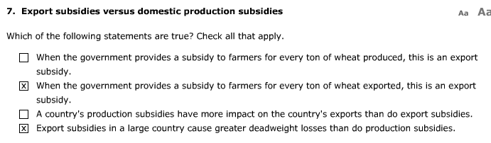 Solved Export Subsidies Versus Domestic Production Subsidies Chegg solved-export-subsidies-versus-domestic-production-subsidies-chegg