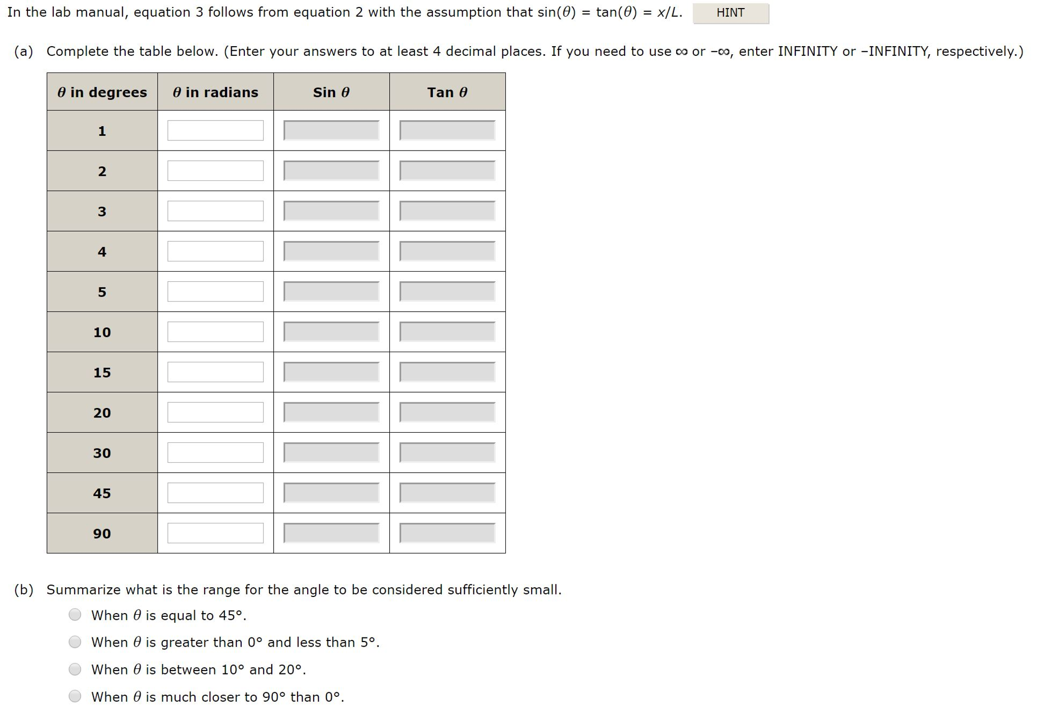 Solved In the lab manual, equation 3 follows from equation 2 | Chegg.com