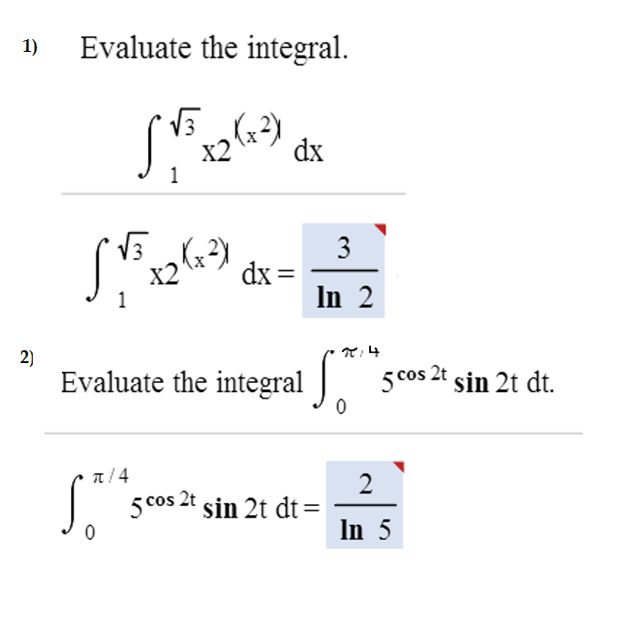 Solved Evaluate the integral. Evaluate the integral | Chegg.com