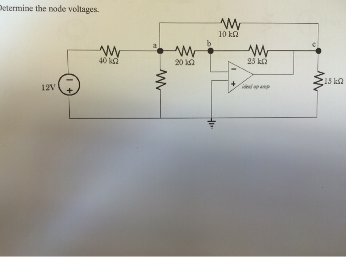 Solved Determine the node voltages. | Chegg.com Solved Determine the node voltages. | Chegg.com