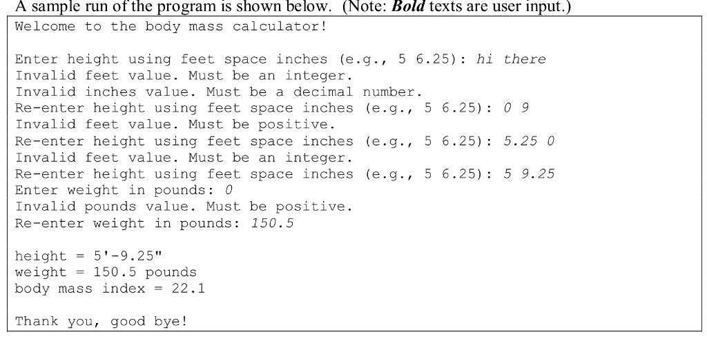 Solved Body mass index is a measure of whether someone's | Chegg.com