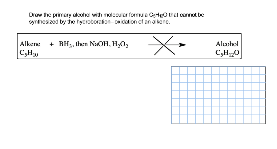 Solved Draw the primary alcohol with molecular formula C_5 | Chegg.com
