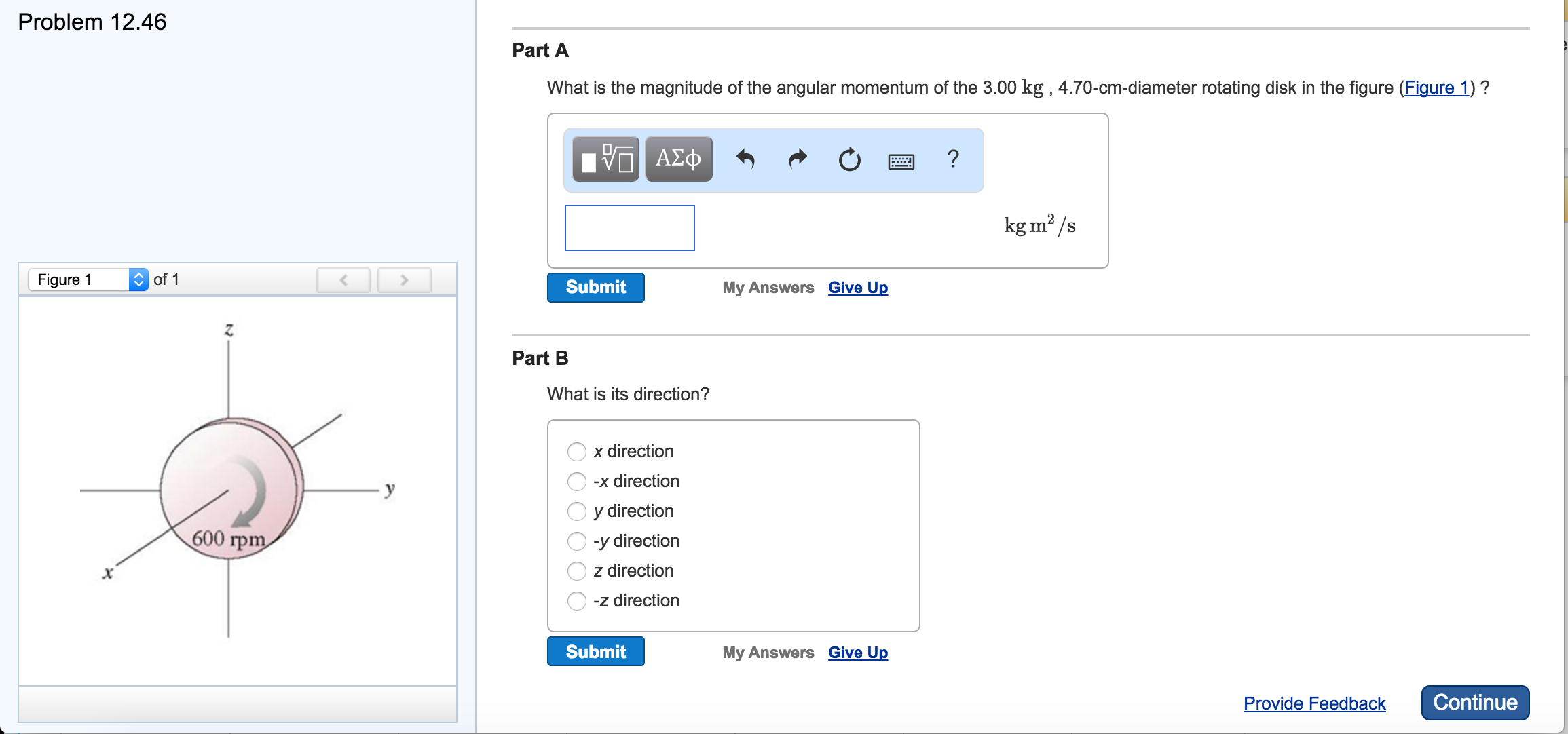 Solved What is the magnitude of the angular momentum of the | Chegg.com
