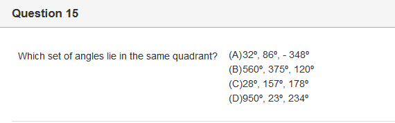Solved PRE CALC QUESTIONS PART 2 | Chegg.com