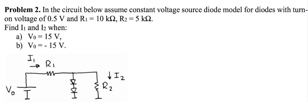 Solved In the circuit below assume constant voltage source | Chegg.com