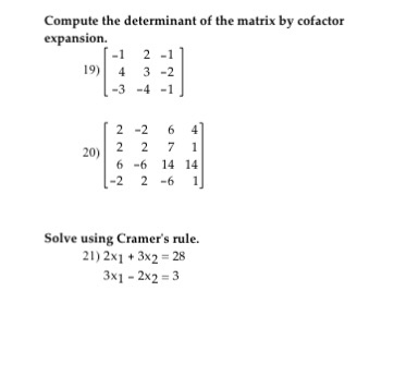 Solved Please help with 19, 20, and 21. Or as much as | Chegg.com