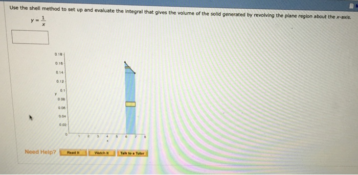 Solved Use the shell method to set up and evaluate the | Chegg.com