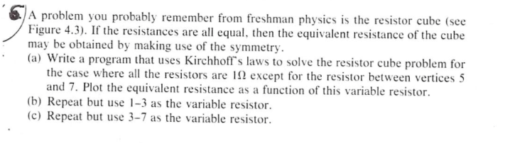 A problem you probably remember from freshman physics | Chegg.com