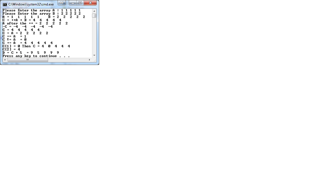 Solved Implement The Array Class That Is Defined Below And