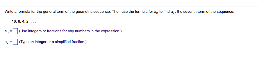 Solved The general term of a sequence is given. Determine | Chegg.com