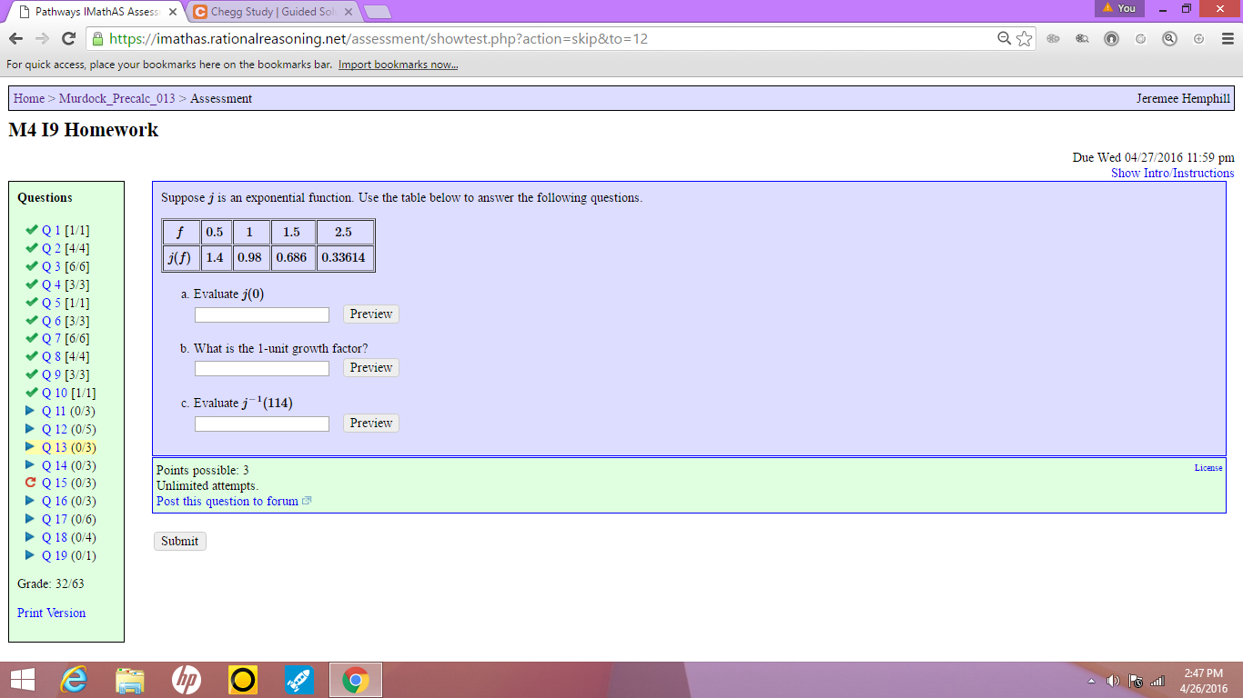 Solved D Pathways IMathAS Assess x C Chegg Study Guided Sox | Chegg.com