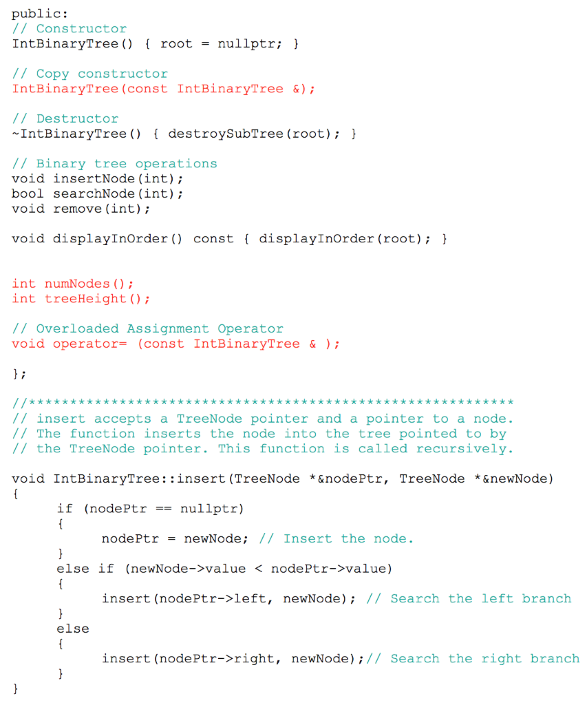Solved Complete The Program Below And Implement The Routines 