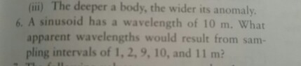 Solved (ii) The deeper a body, the wider its anomaly 6. A | Chegg.com