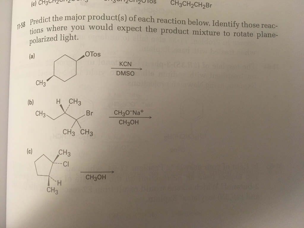 Solved Predict the major product(s) of each reaction below. | Chegg.com