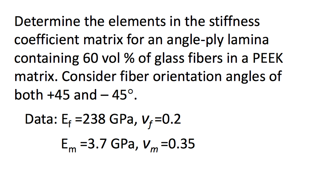 Determine the elements in the stiffness coefficient | Chegg.com