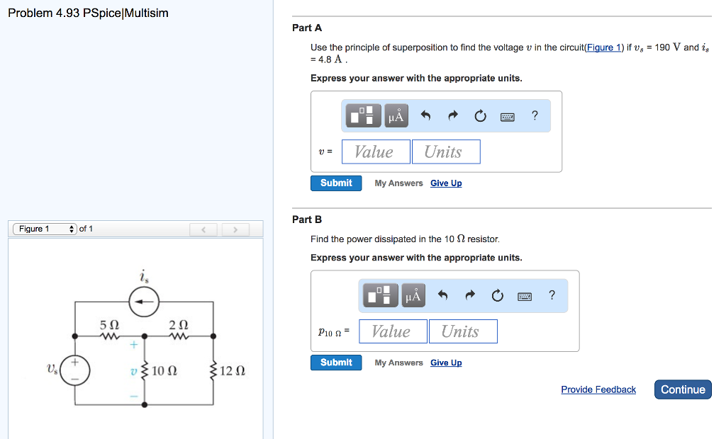 Solved Problem 4.93 PSpice Multisinm Part A Use the | Chegg.com