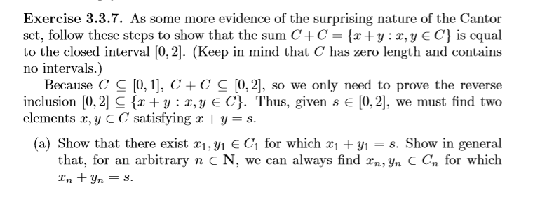 Solved Exercise 3.3.7. As some more evidence of the | Chegg.com