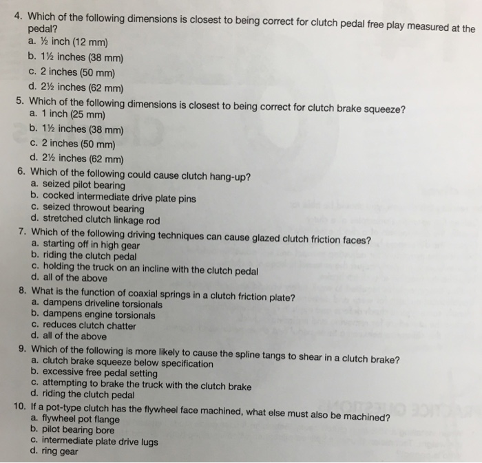 Solved Which of the following dimensions is closest to being | Chegg.com