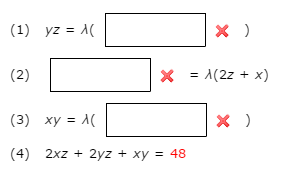 Solved A rectangular box without a lid is to be made | Chegg.com
