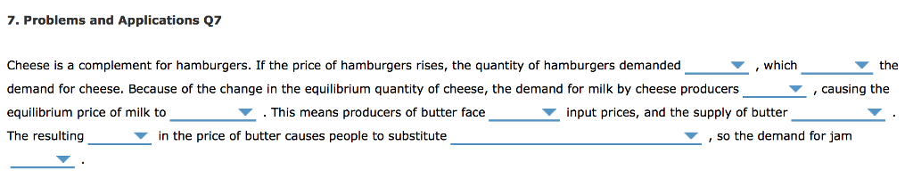 Solved 7. Problems and Applications Q7 , which Cheese is a | Chegg.com