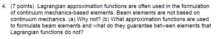 Solved Lagrangian approximation functions are often used in | Chegg.com