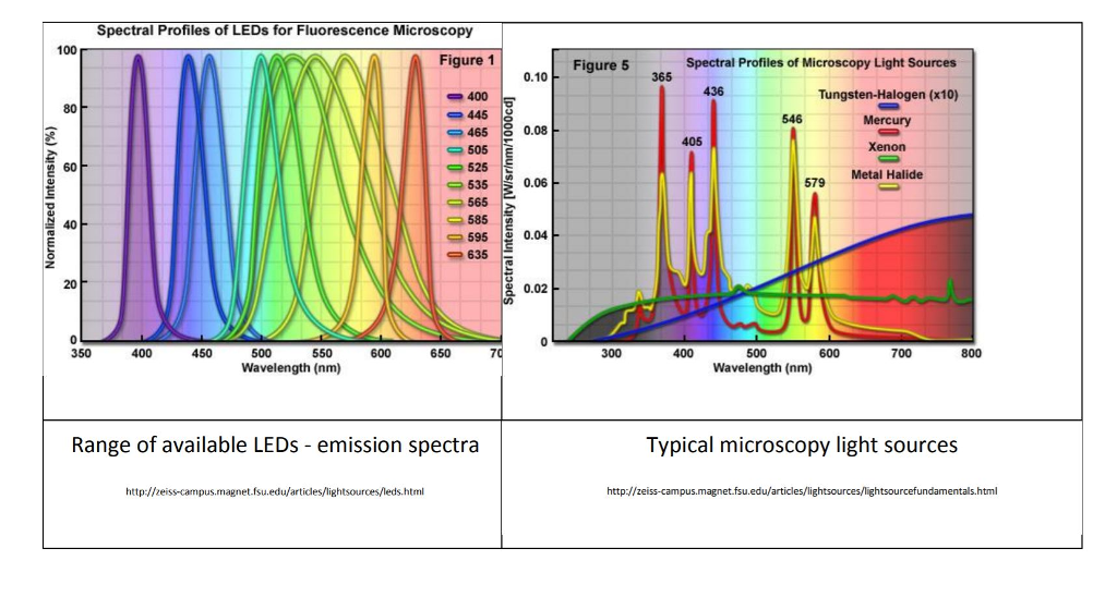 Fluorescent Dye Excitation Emission Table at Cora Turner blog