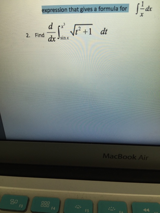 Solved Find d/dx integral^x^3 _sin x square root t^2 + 1 dt | Chegg.com