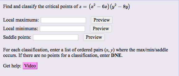 Solved Find and classify the critical points of z = (x^2 - | Chegg.com