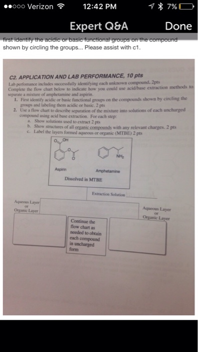 Solved 00000 Verizon .ooo Verizon 12:42 PM Expert Q&A Done | Chegg.com