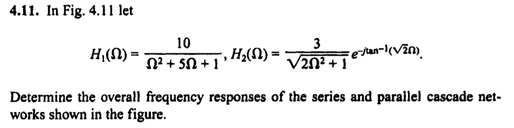 Solved 4.11. In Fig. 4.11 let Determine the overall | Chegg.com