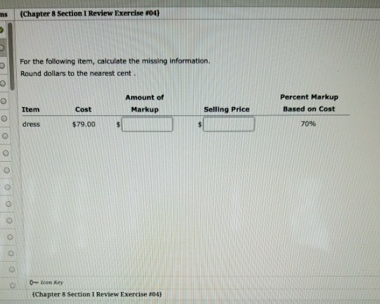Solved ns (Chapter 8 Section 1 Review Exercise #04) For the | Chegg.com