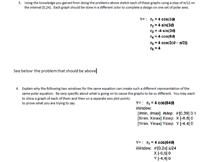 Solved Using the knowledge you gained from doing the | Chegg.com