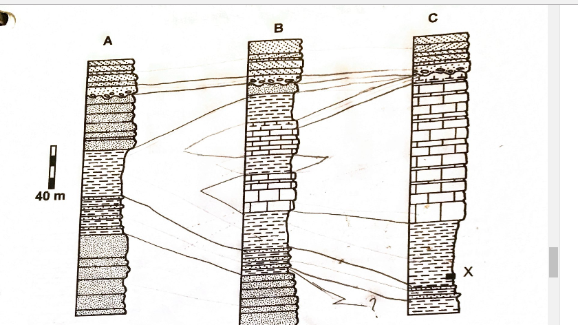 Solved 1. Cyclothems record sea-level cycles. What is the | Chegg.com