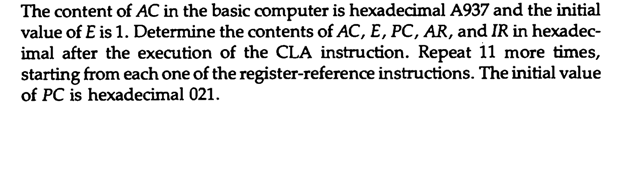 Solved The content of AC in the basic computer is | Chegg.com