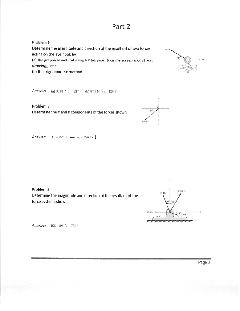 Solved Determine the magnitude and direction of the | Chegg.com