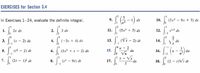 Solved Evaluate the definite integral. integral_0^1 2x dx | Chegg.com
