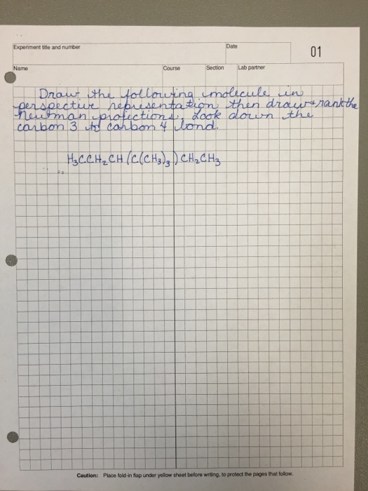 Solved Draw the following molecules in perspective | Chegg.com