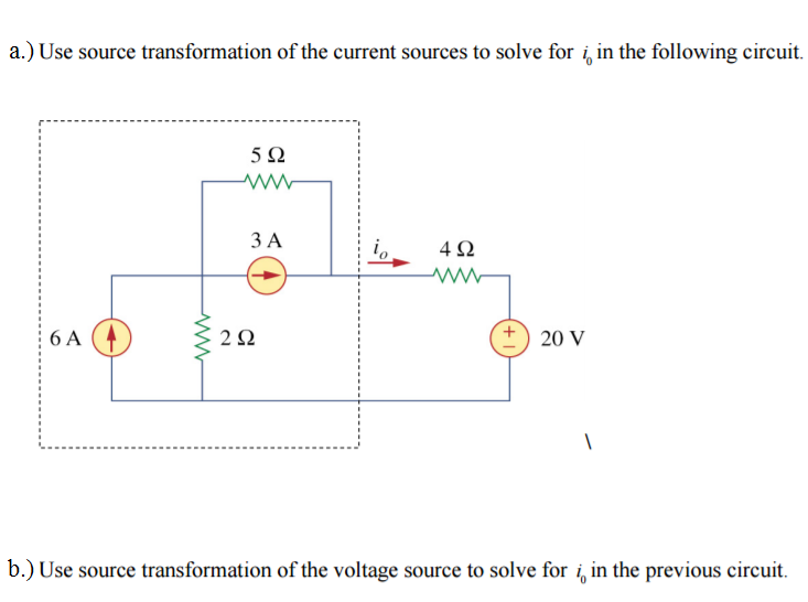 Solved Use source transformation of the current sources to | Chegg.com Solved Use source transformation of the current sources to | Chegg.com