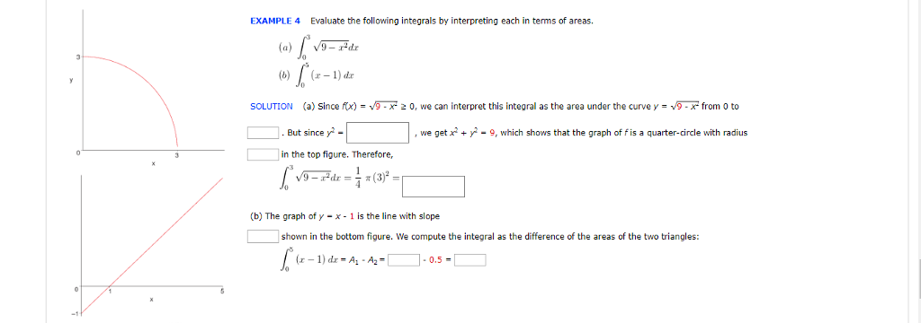 Solved EXAMPLE 4 Evaluate the following integrals by | Chegg.com