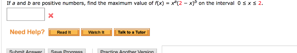 Solved If a and b are positive numbers, find the maximum | Chegg.com