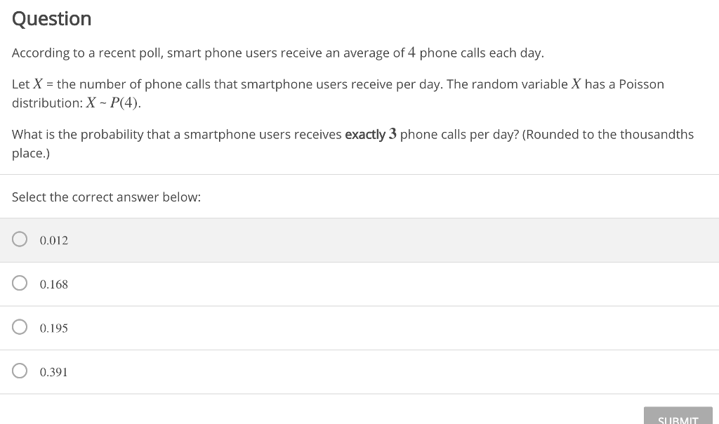 Solved Question According to a recent poll, smart phone | Chegg.com