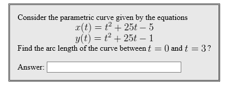 Solved Consider the parametric curve given by the equations | Chegg.com