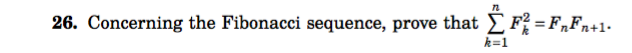 Solved Concerning the Fibonacci sequence, prove that | Chegg.com
