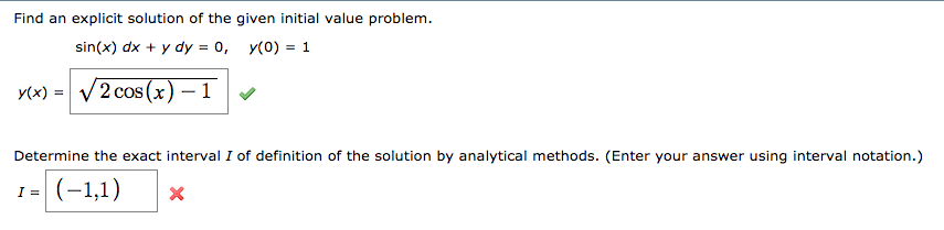 Solved Find an explicit solution of the given initial value | Chegg.com