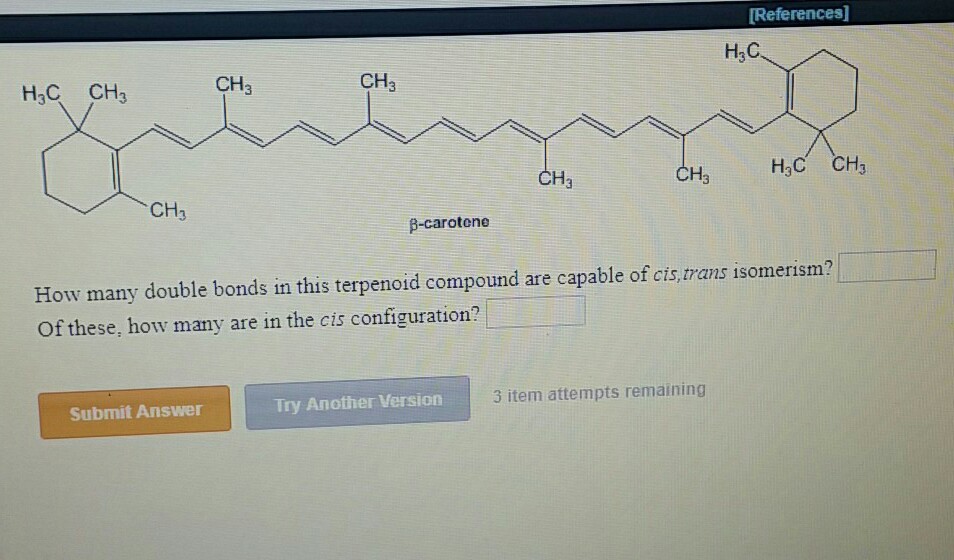 Solved References] H2C CH3 CH3 H3C CH3 CH3 CH3 H3C CH CH3 | Chegg.com